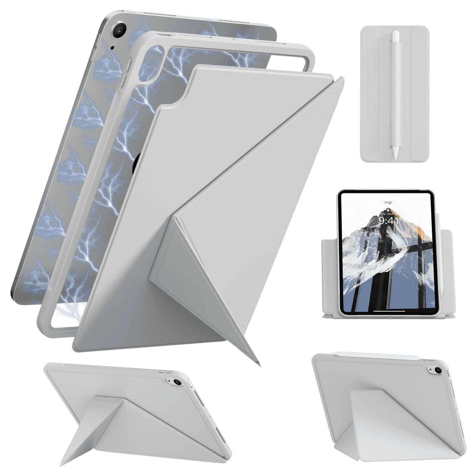 ZKTUYU Case for iPad (A16) 11th/10th Generation 2025/2022 with Pencil ...