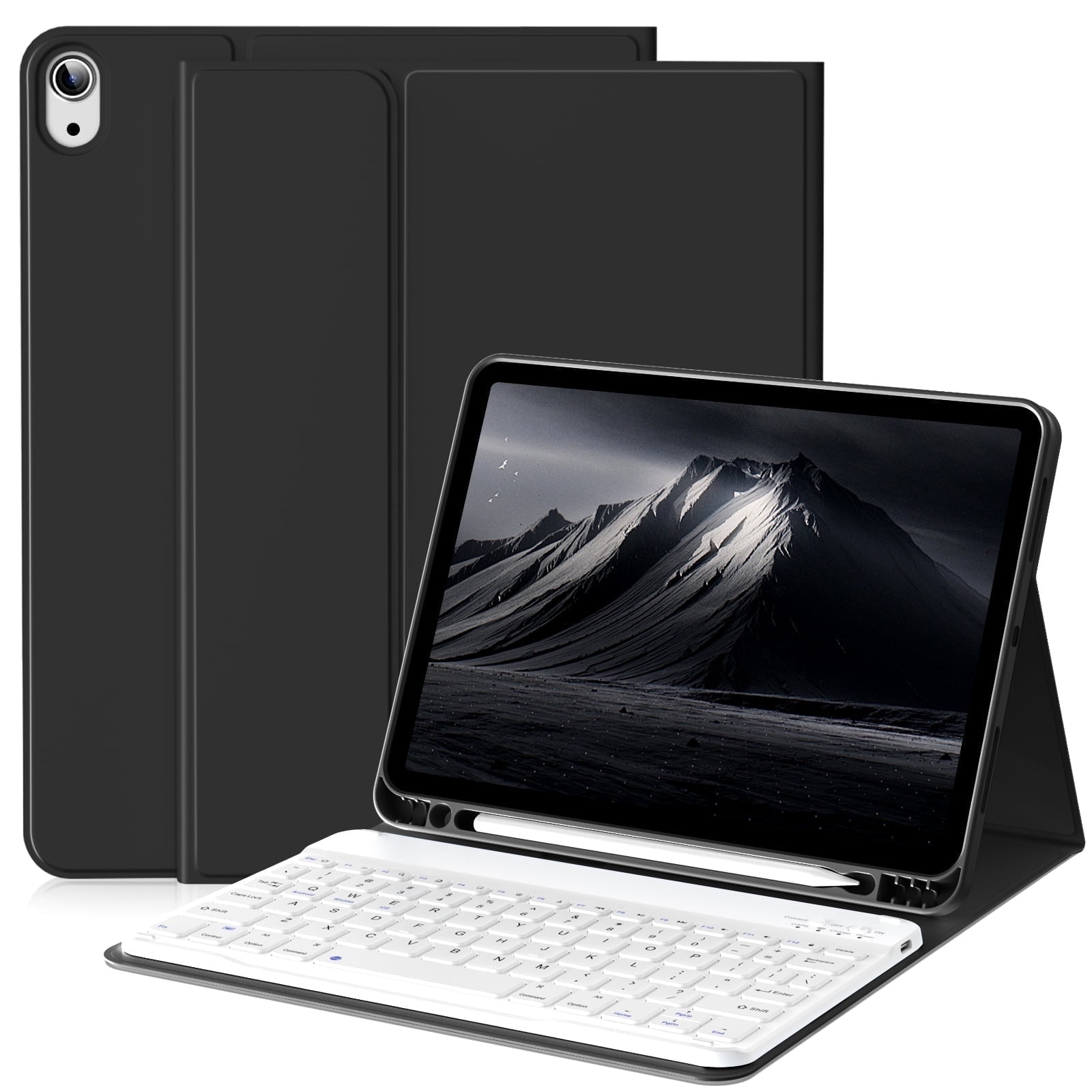 ZKTUYU Keyboard Case for iPad Air 11 (M2/M3) 2024/2025 & iPad Air Gen 4 ...