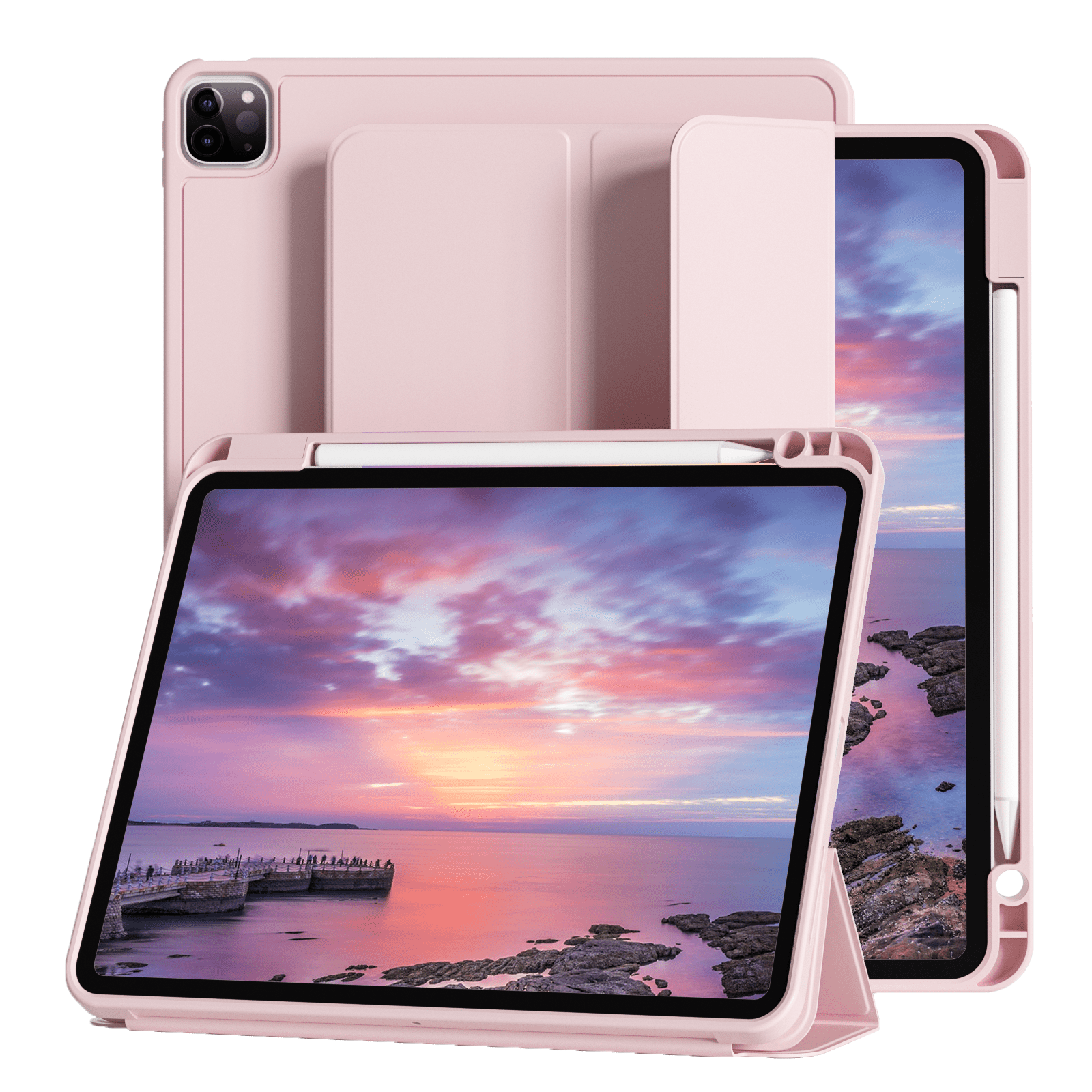ZKTUYU iPad Pro 12.9 Inch Case, iPad Pro 6th/5th/4th Generation Case ...