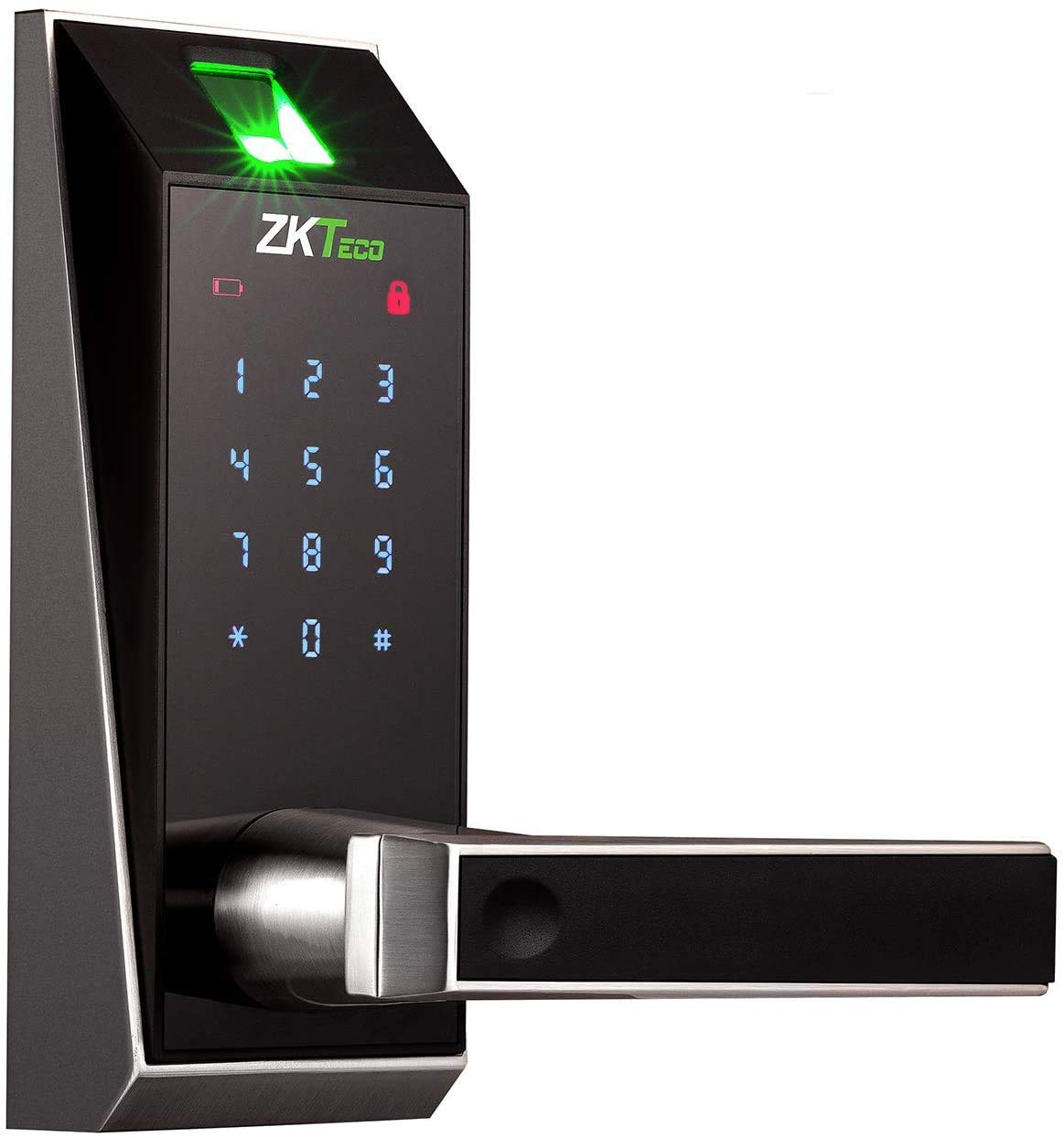 ZKTeco Smart Digital Door Lock with Fingerprint Mobile App Bluetooth ...