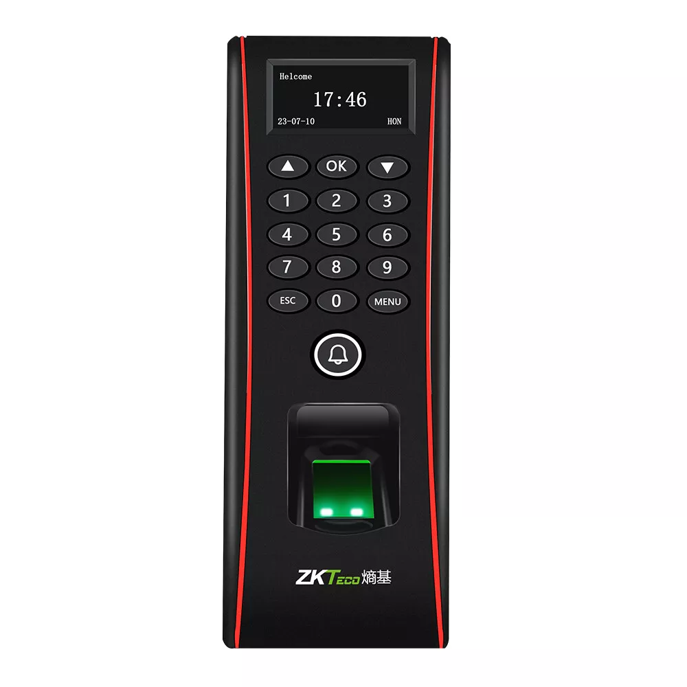 ZKTeco TF1700 RFID USB/TCP/IP Waterproof Fingerprint ID Door Access Card Reader - Walmart.com