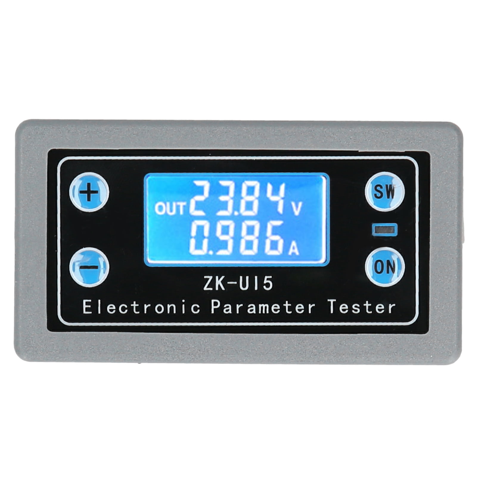 ZKU15 Voltage Current Testing Meter LCD Digital Display Multifunctional ...