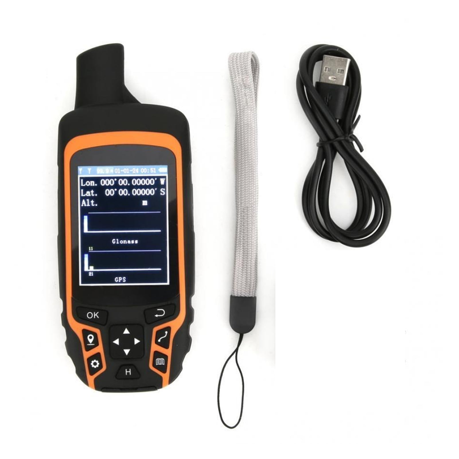 ZL-166 Digital GPS Navigation Track Area Meter TFT Handheld GPS Land ...