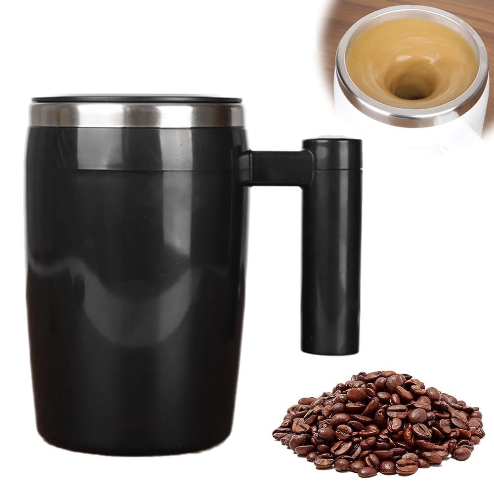 ZL Automatic Magnetic Stirring Coffee Mug, 400ML Self-Stirring Coffee ...