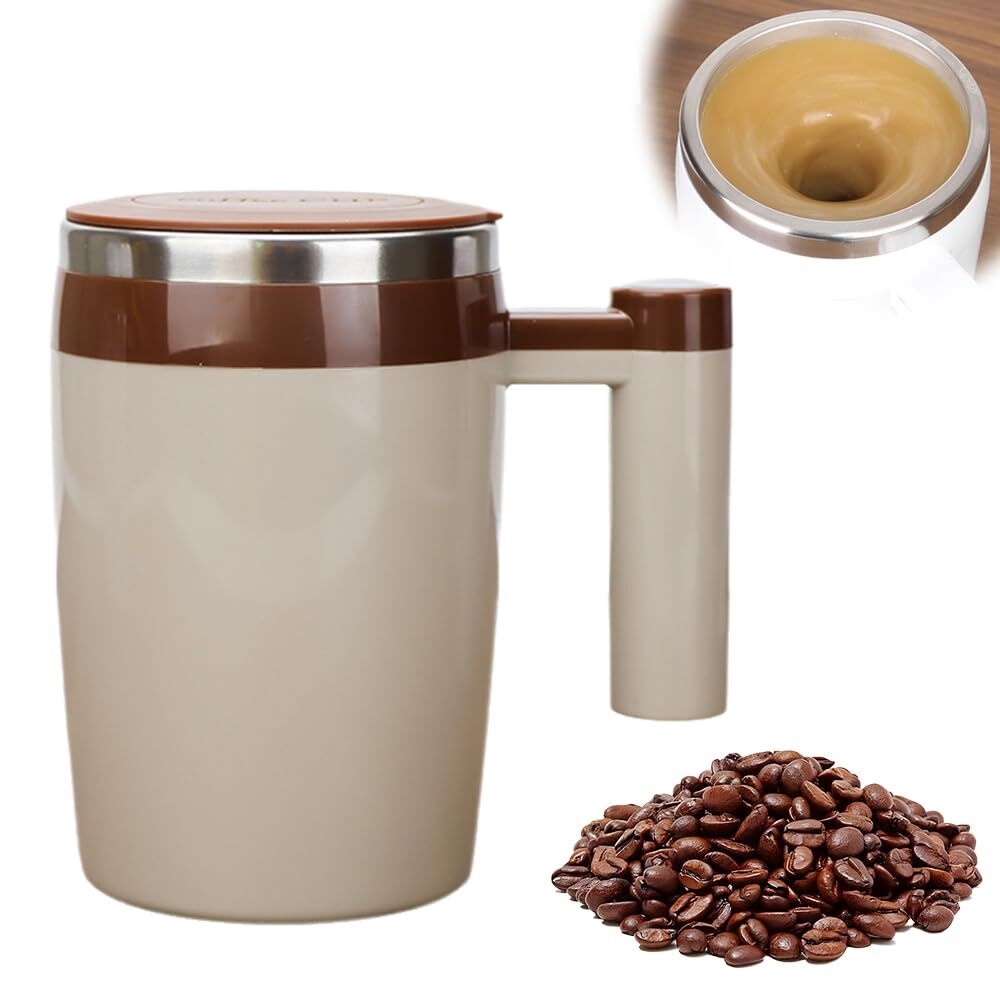 ZL Automatic Magnetic Stirring Coffee Mug, 400ML Self-Stirring Coffee ...