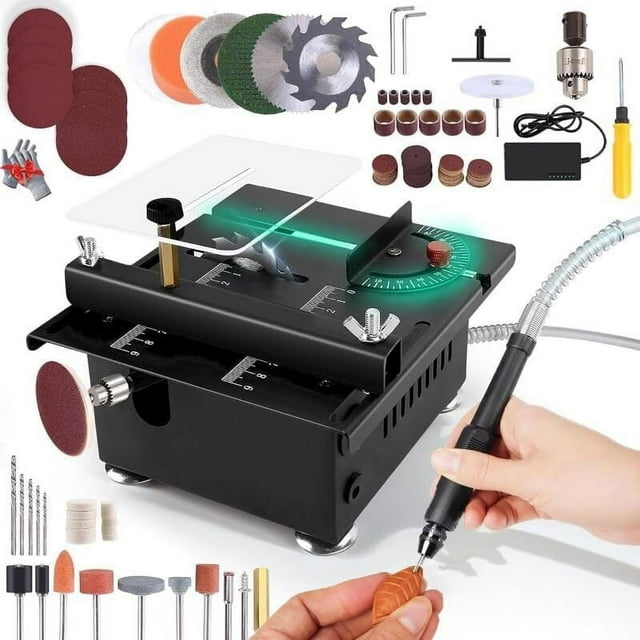 ZL Mini Table Saw, Multifunctional Mini Precision Table Saw,Mini Table ...