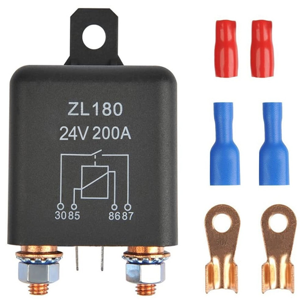 ZL180 12V/24V/48V 200A Automotive Relay Starting Relay With Accessories ...