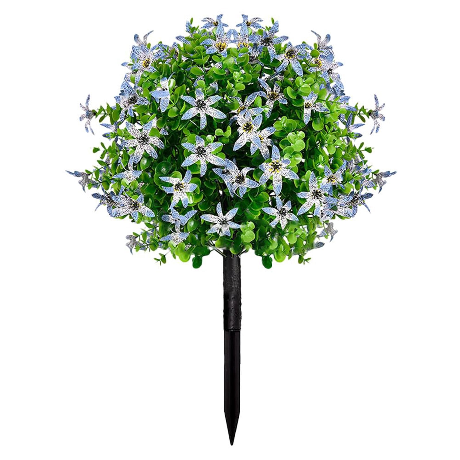 ZLBDYG 24” Artificial Boxwood Topiary Tree – Round Flower Ball Shrub ...