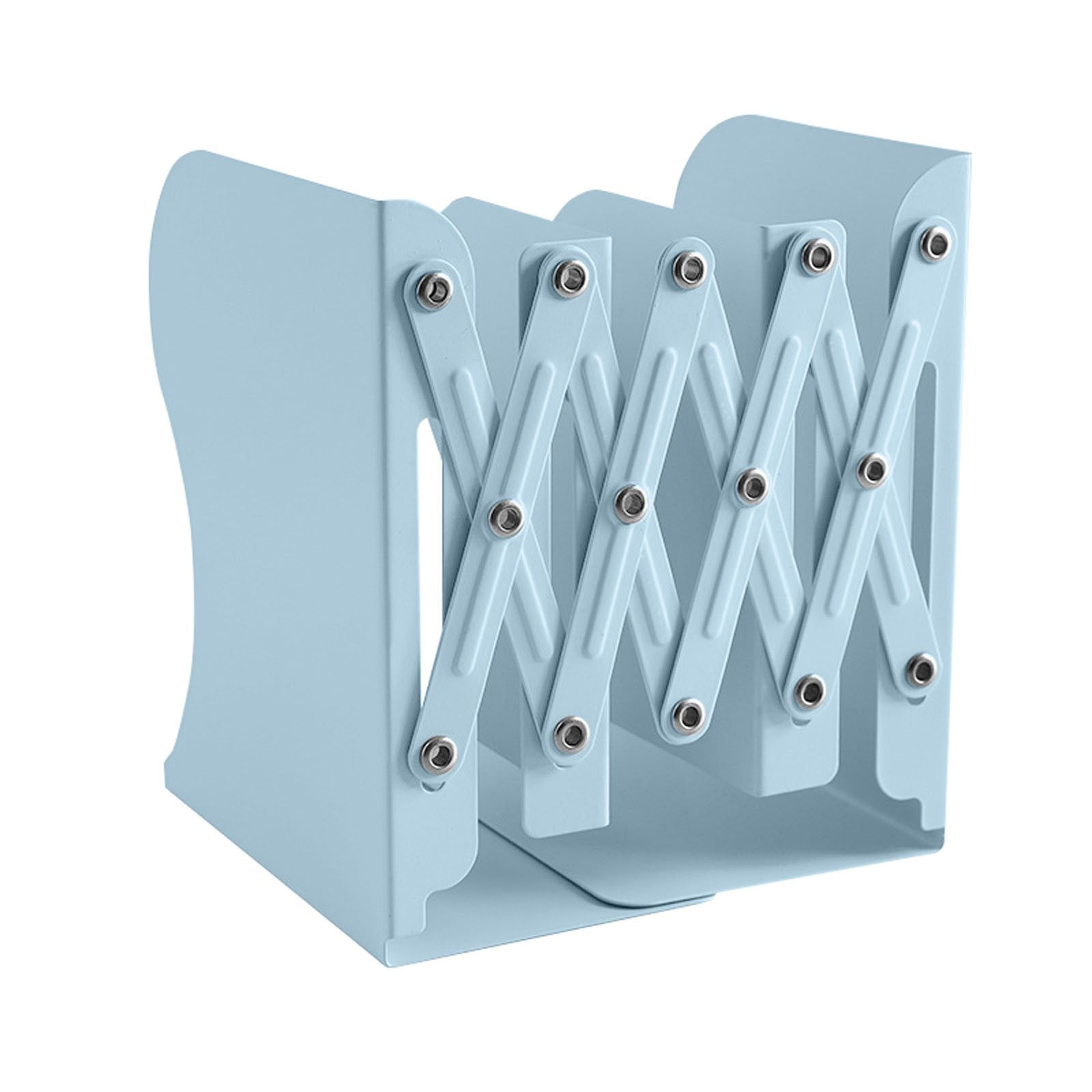 ZLBDYG Adjustable Bookends Metal Book Ends for Heavy Books 3 Dividers ...