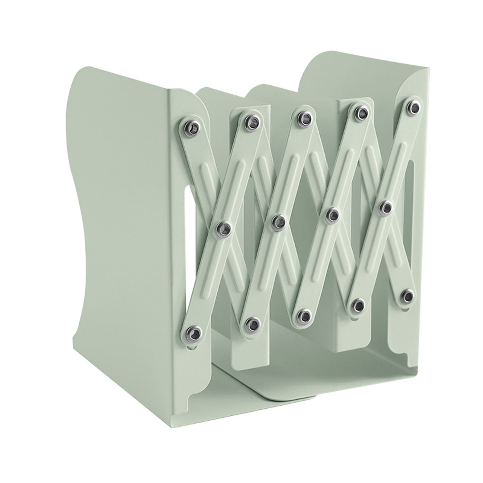 ZLBDYG Adjustable Bookends Metal Book Ends for Heavy Books 3 Dividers ...