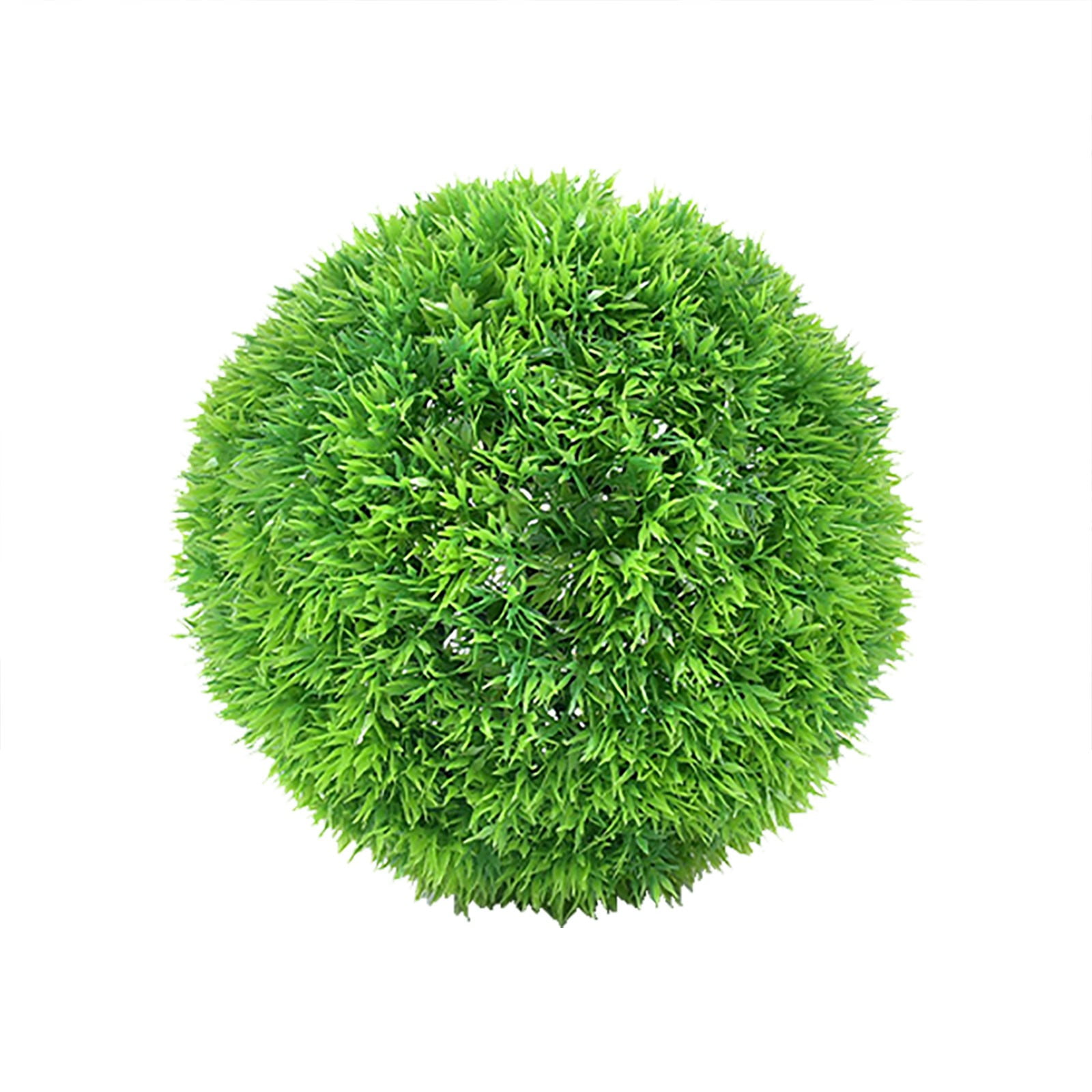 ZLBDYG Artificial Plant Topiary Ball Faux Green Round Leaf Artificial ...