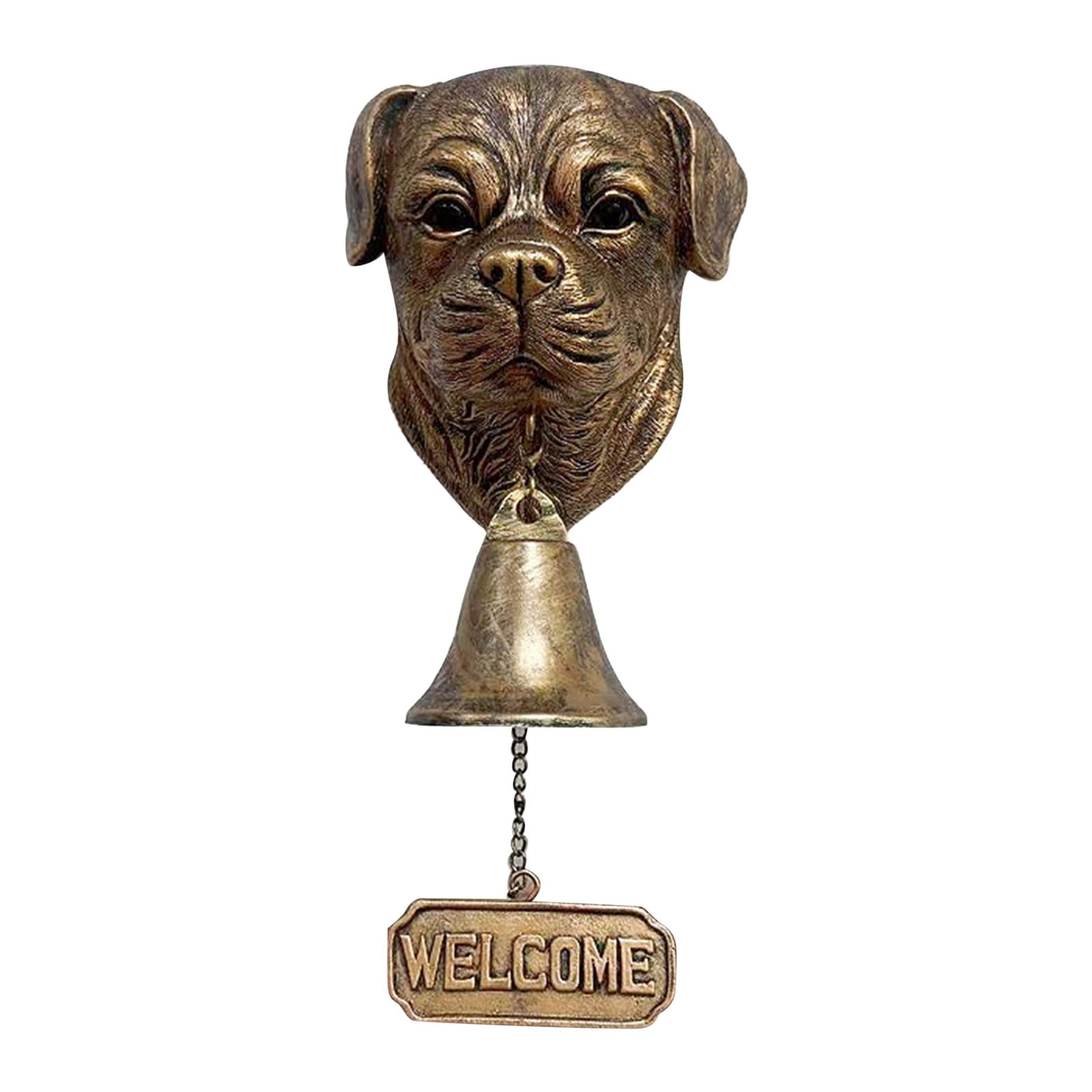 ZLBDYG Dog Welcome Doorbell - Funny Farmhouse Outdoor Resin Hanging ...