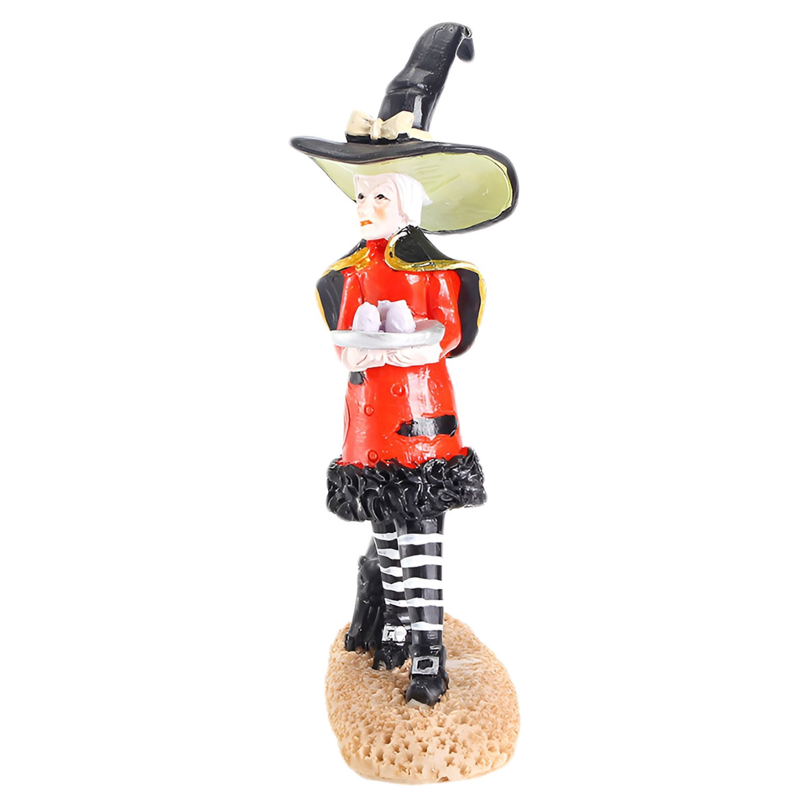 ZLBDYG Halloween Witch Doll Resin Statue - Bewitching Tabletop Figurine ...