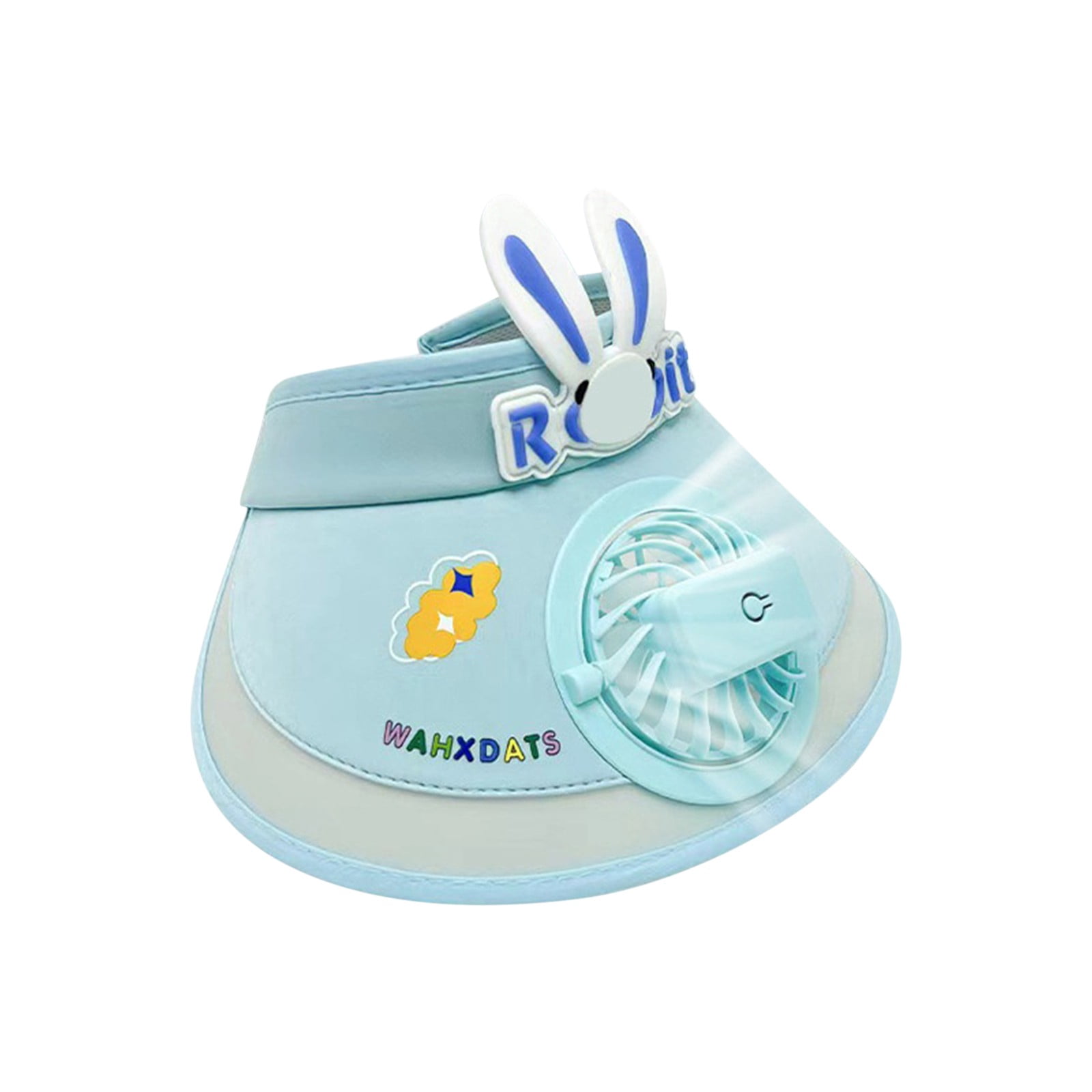 ZLBDYG Rechargeable Fan Sun Visor Hat - Adjustable UV Protection Visor ...