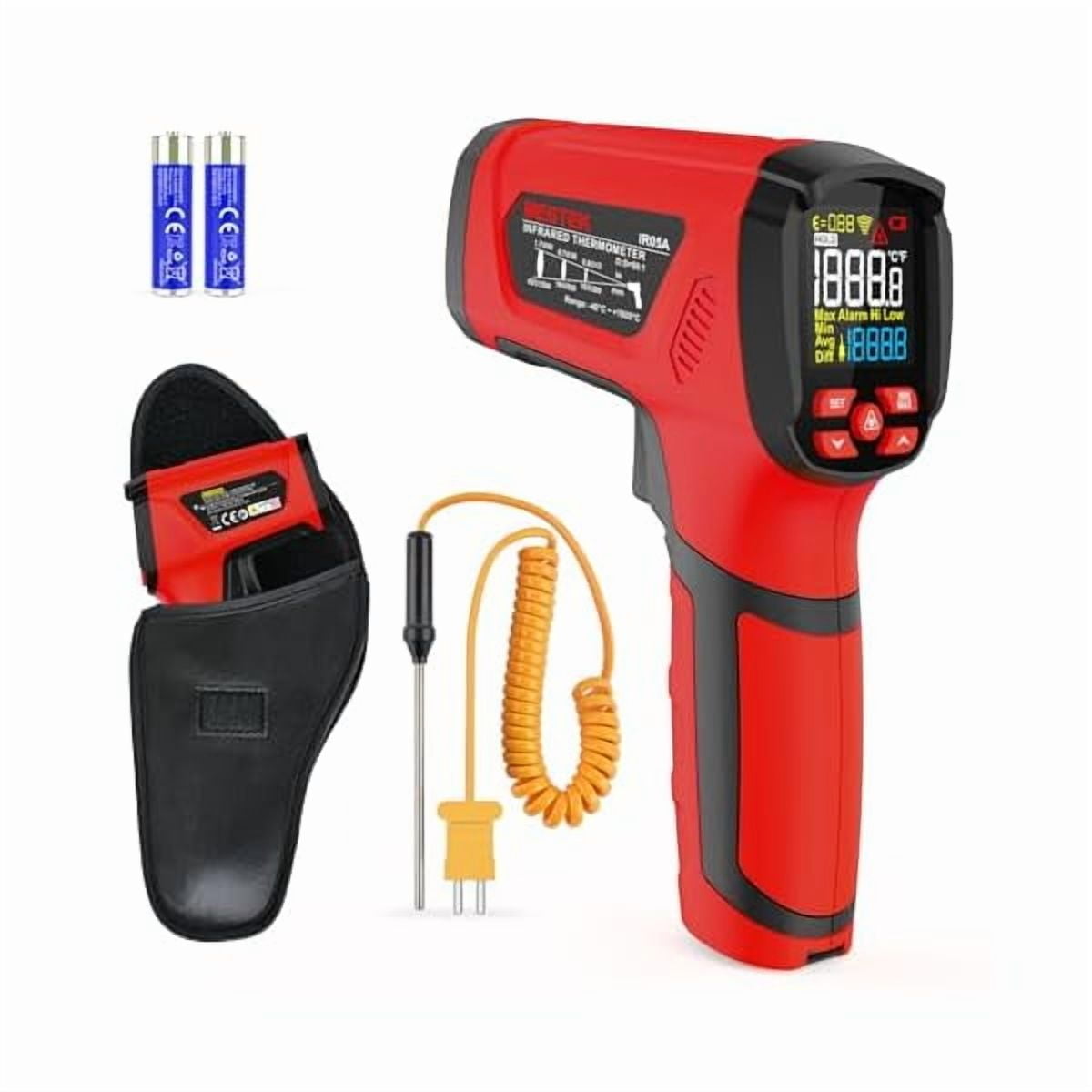 ZLC-40℉~2912℉ Infrared Thermometer Temperature Gun,50:1 Dual Laser High ...