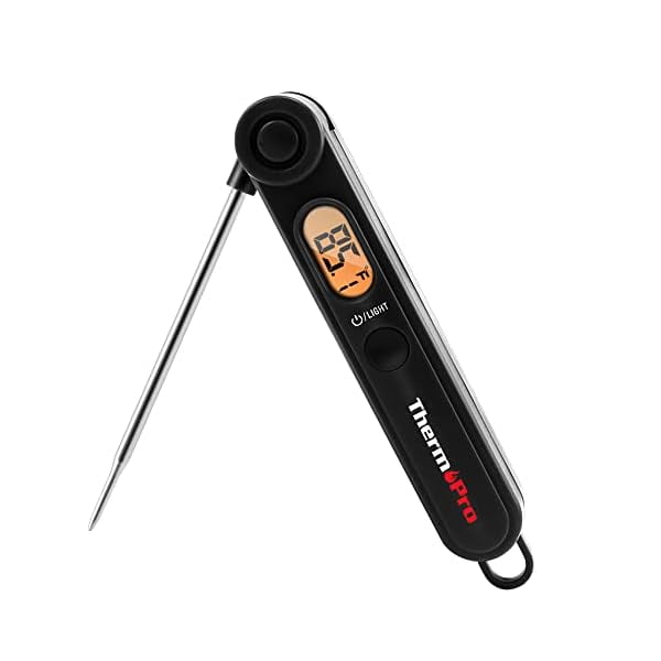 ZLC Digital Meat Thermometer with Temperature Indicator, Instant Read ...