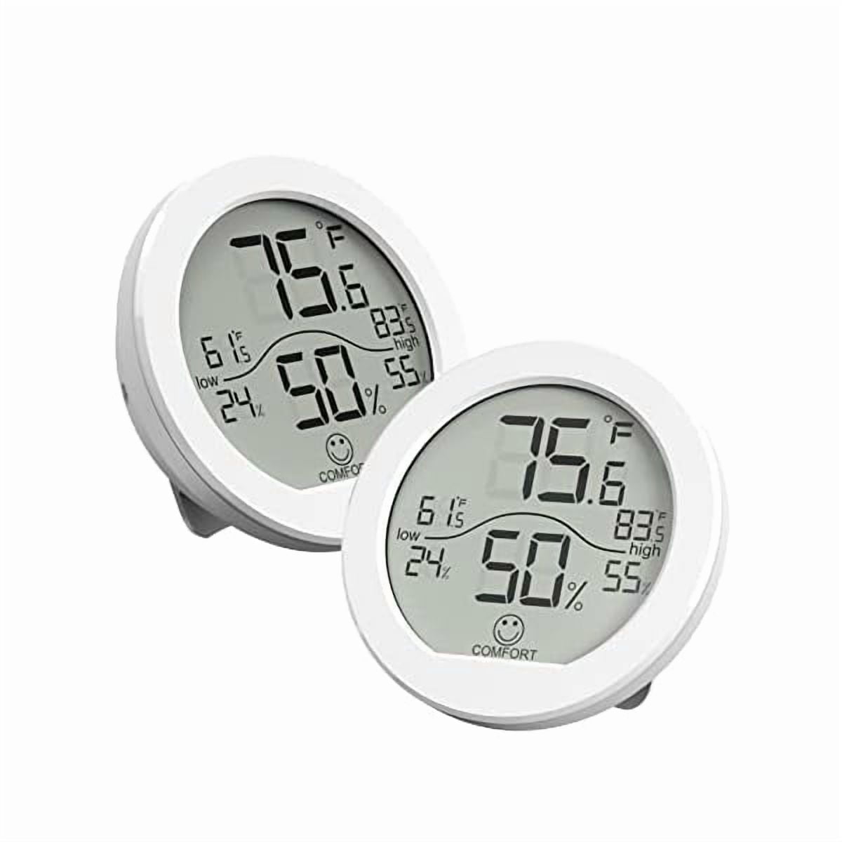 ZLC Hygrometer Thermometer for Room Temperature Humidity Meter Indoor ...