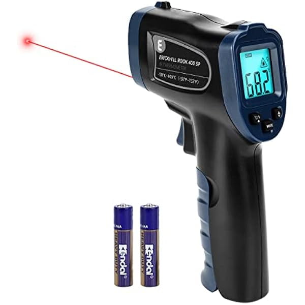 ZLC Infrared Thermometer Gun, Heat Temp Temperature Gun with Meat Probe ...