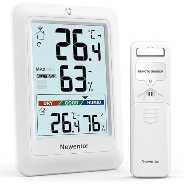 ZLC Pool Thermometer Floating Easy Read, IPX8 Wireless Swimming Pool ...