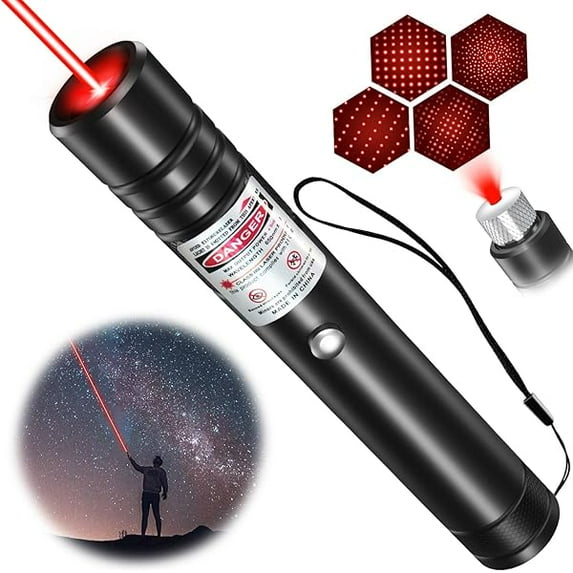 ZLC[Professional] Rechargeable Red Line Light Flashlight Long Distance ...