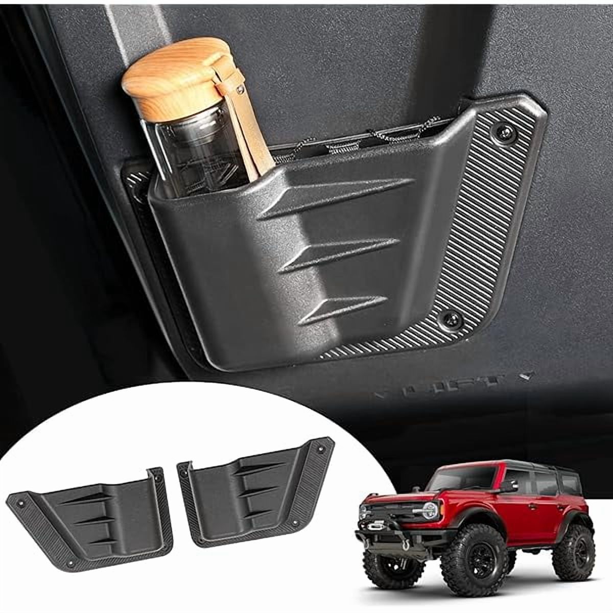 ZLC Rear Door Pocket for Ford Bronco Accessories 2021 2022 2023 2024 ...
