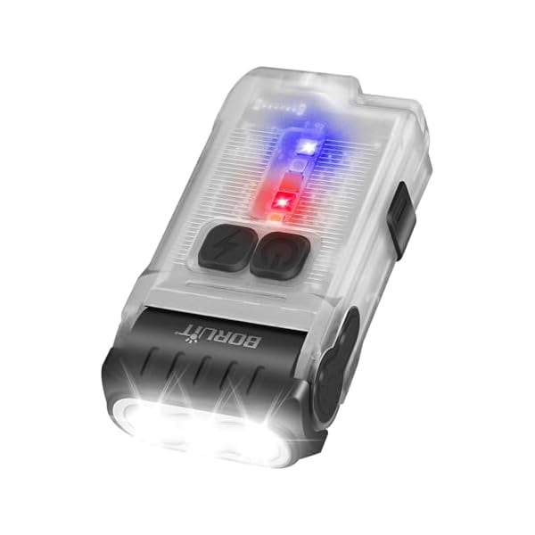 ZLC V15 Small Flashlight Powerful Super Bright with 80° Swivel Head ...