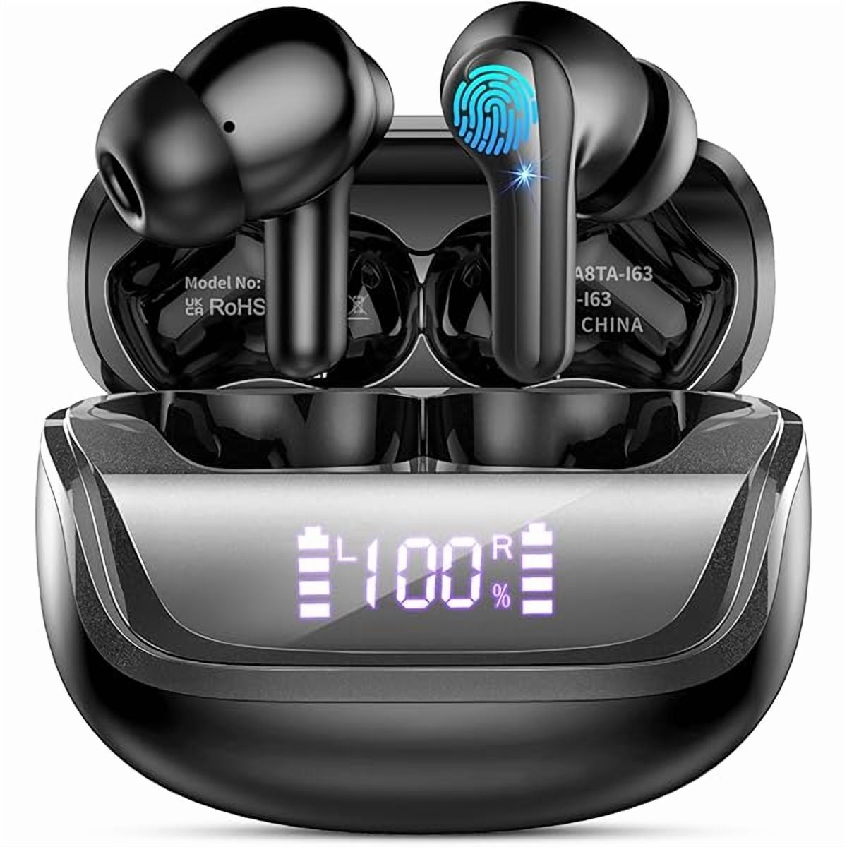 ZLC Wireless Earbuds Bluetooth 5.4 Headphones Noise Cancelling, 4 ...