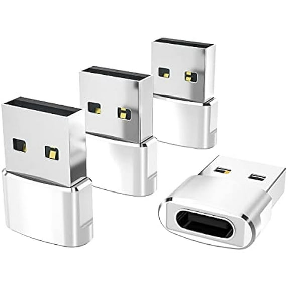 ZLC for iPhone 17 Air Pro Max Adapter,USB to USB C Adaptor 4 Pack,Type ...
