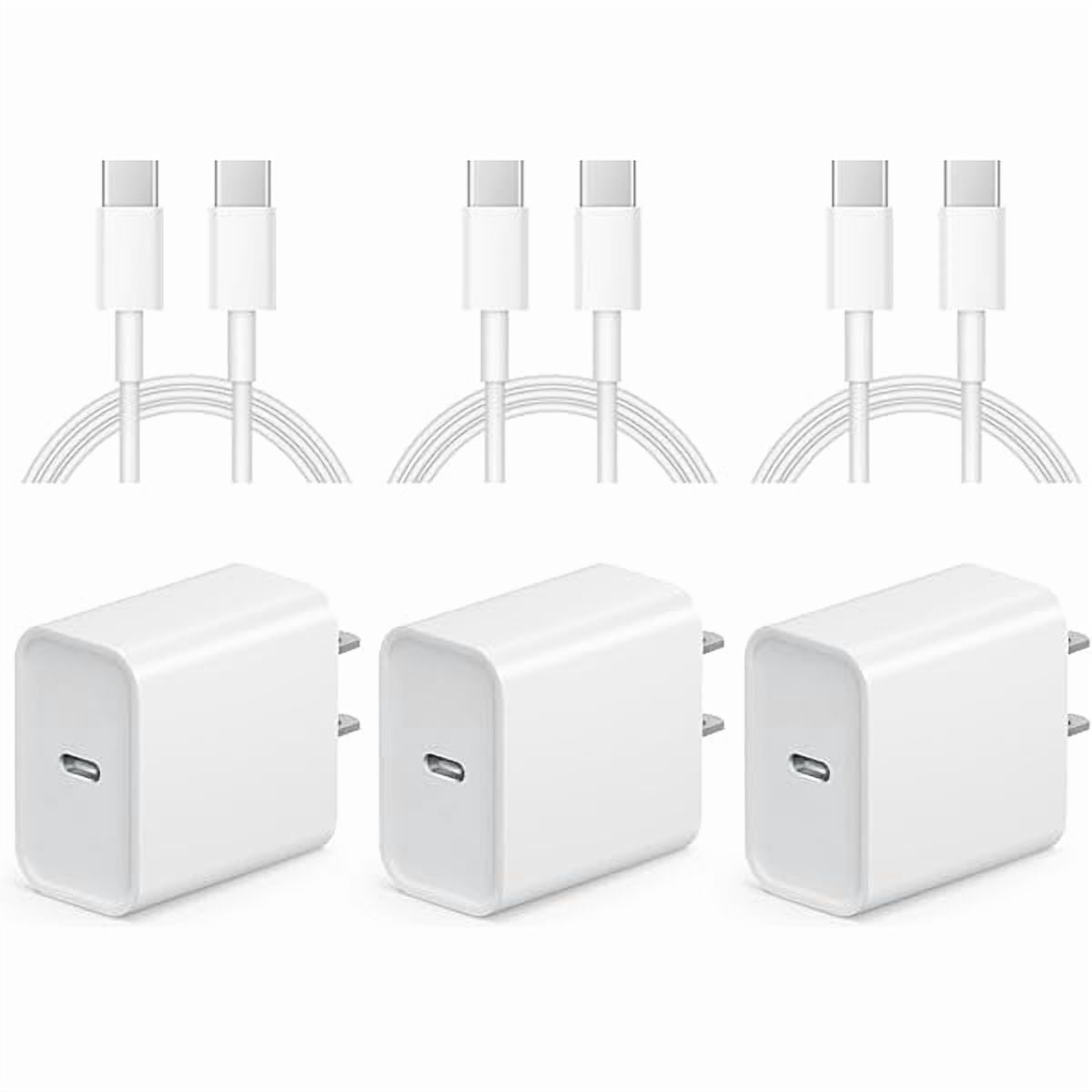 ZLC10FT iPhone 17 16 15 Charger Fast Charging - 3 Pack 20W USB C ...