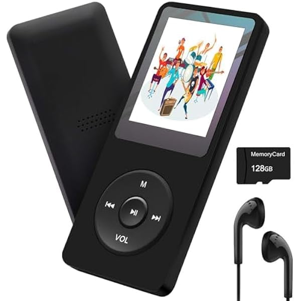 ZLC128GB MP3 Player Music Player with Bluetooth 5.2, Built-in Speaker ...
