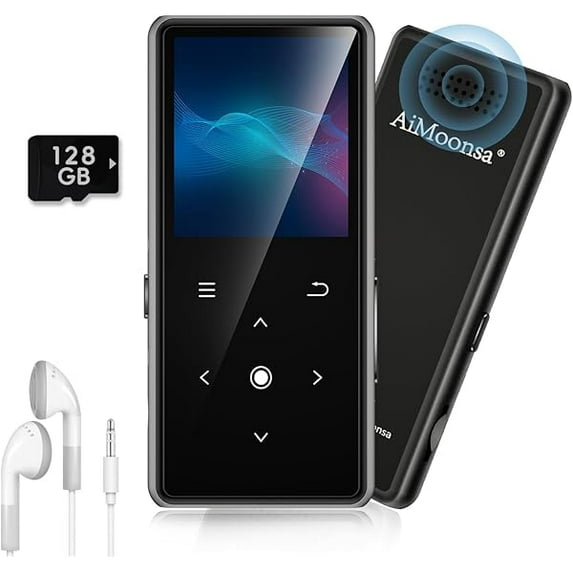 ZLC128GB MP3 Player with Bluetooth 5.2, Music Player with Built-in HD ...