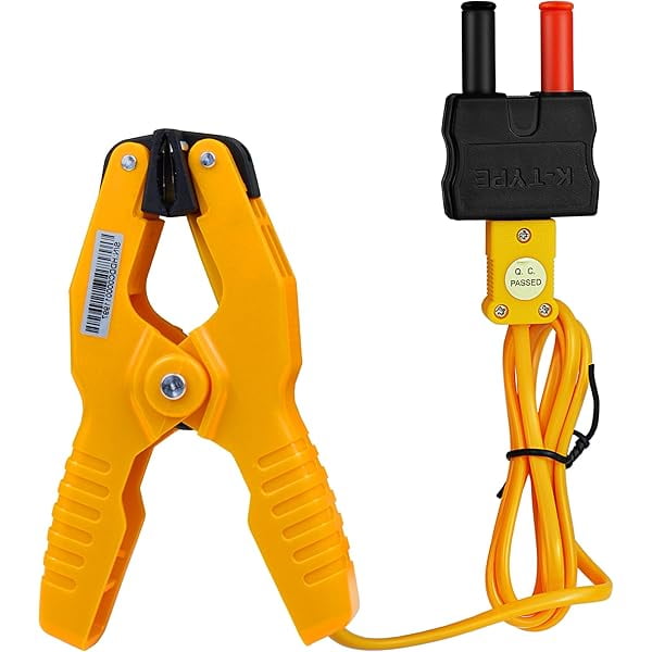 ZLC69140 K-Type Thermometer, Pipe Temperature Clamp for HVAC/Multimeter ...