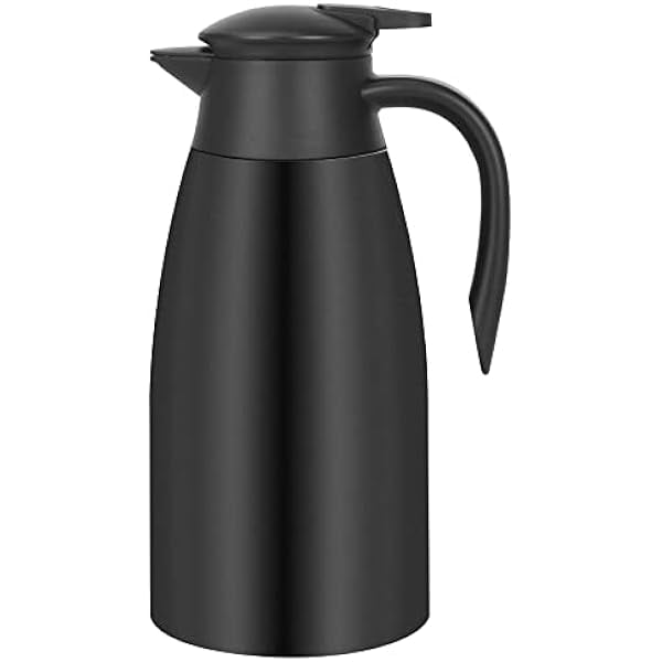 ZLC70oz Thermal Coffee Carafe Insulated Coffee Thermos, Stainless Steel ...