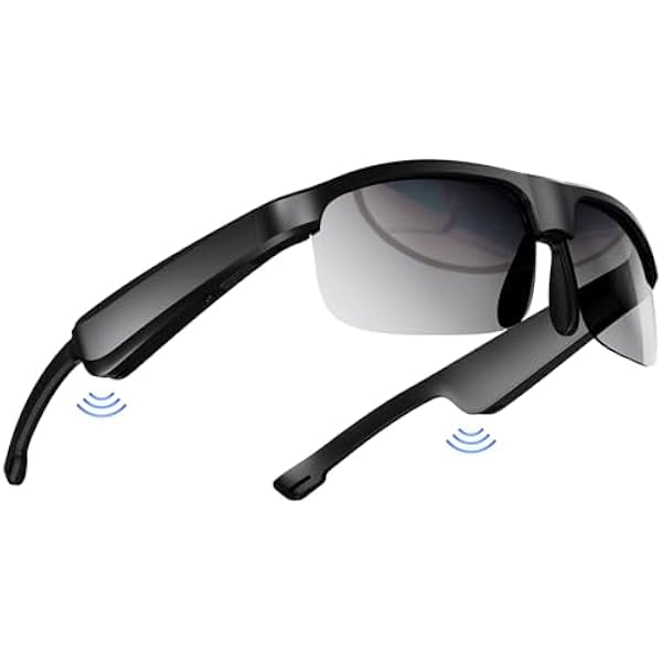 ZLCBSmart Glasses, Polarized Bluetooth Sunglasses with Speaker, Voice ...