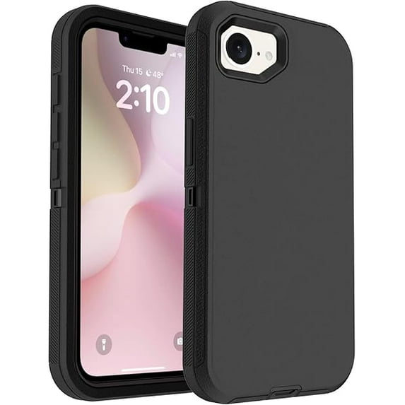 ZLCBfor iPhone 16E Case, 16ft Drop Protection, with Dustproof Port ...