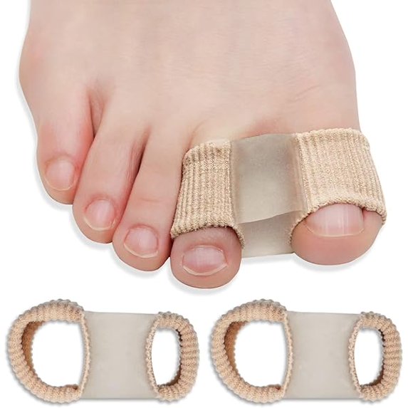 ZLCBunions Gel Toe Separators for Overlapping Toes Women and Men, 2 ...