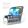 ZLCCharging Station for Multiple Devices, 100W 10 Ports Flat Plug ...
