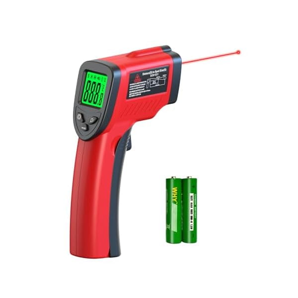 ZLCDigital Infrared Thermometer Gun -58℉ to 1022℉ (-50℃ to 550 ...