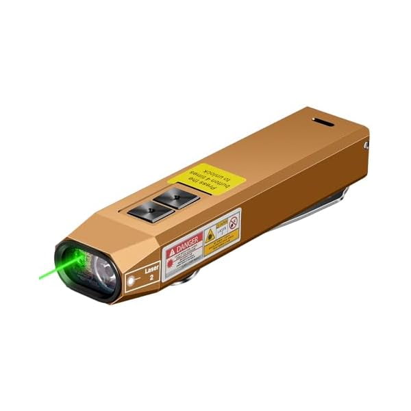 ZLCEveryday Carry Flat EDC Flashlight Rechargeable 1000 Lumens with ...