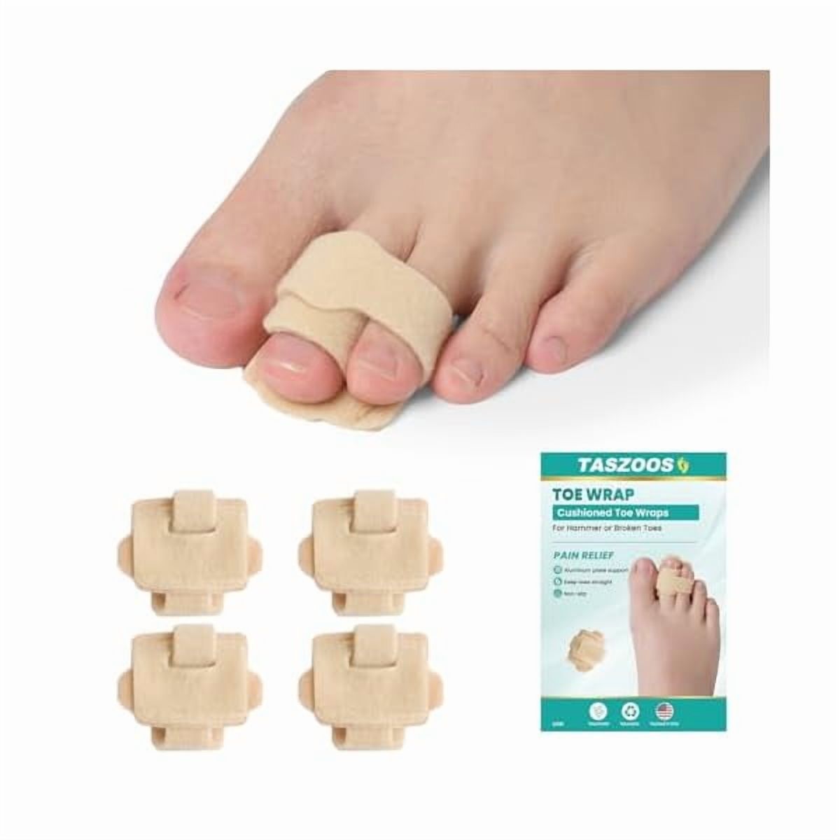 ZLCHammer Toe Straightener Corrector for Women & Men - 6 Pcs Broken Toe ...