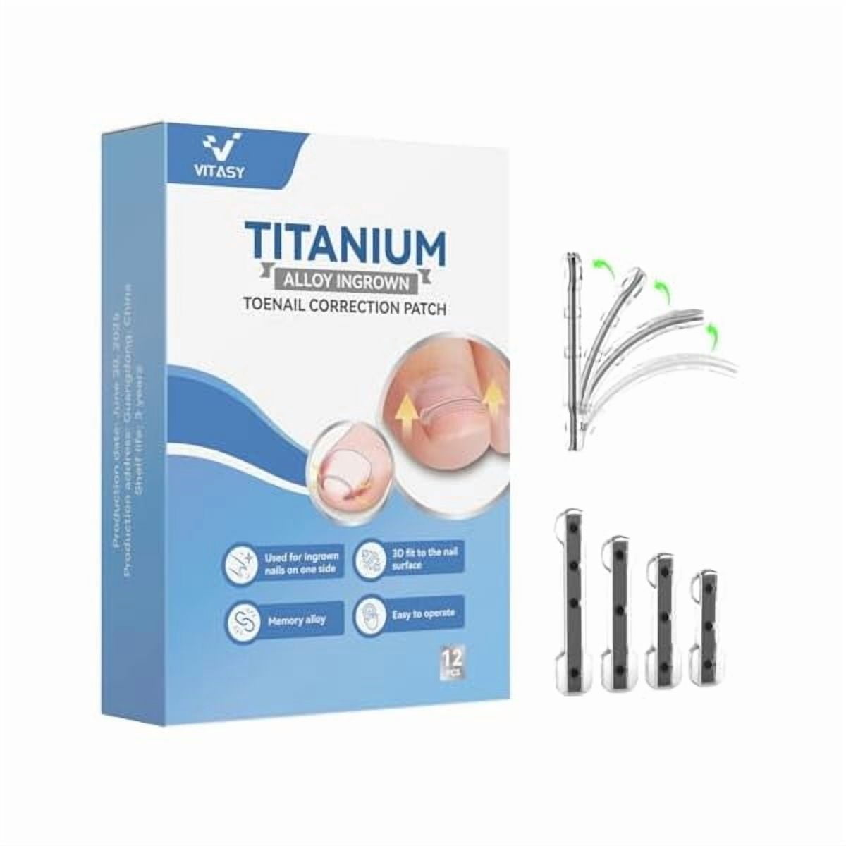 ZLCIngrown Toenail Treatment Kit with 4 Multi-Sizes,Titanium Alloy ...