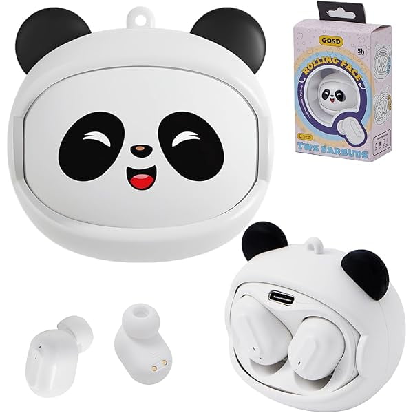 ZLCKids Wireless Earbuds with Rotating Chaging Case Wireless Bluetooth ...