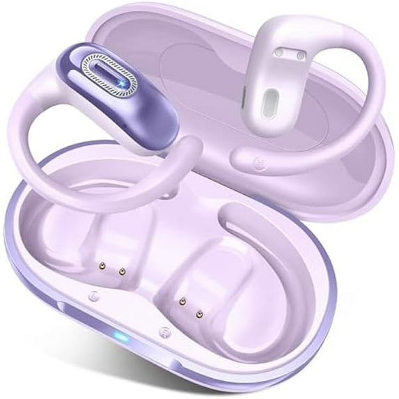 ZLCOpen Ear Headphones, Bluetooth 5.4 Earbuds, 50H, Air Conduction Ear ...