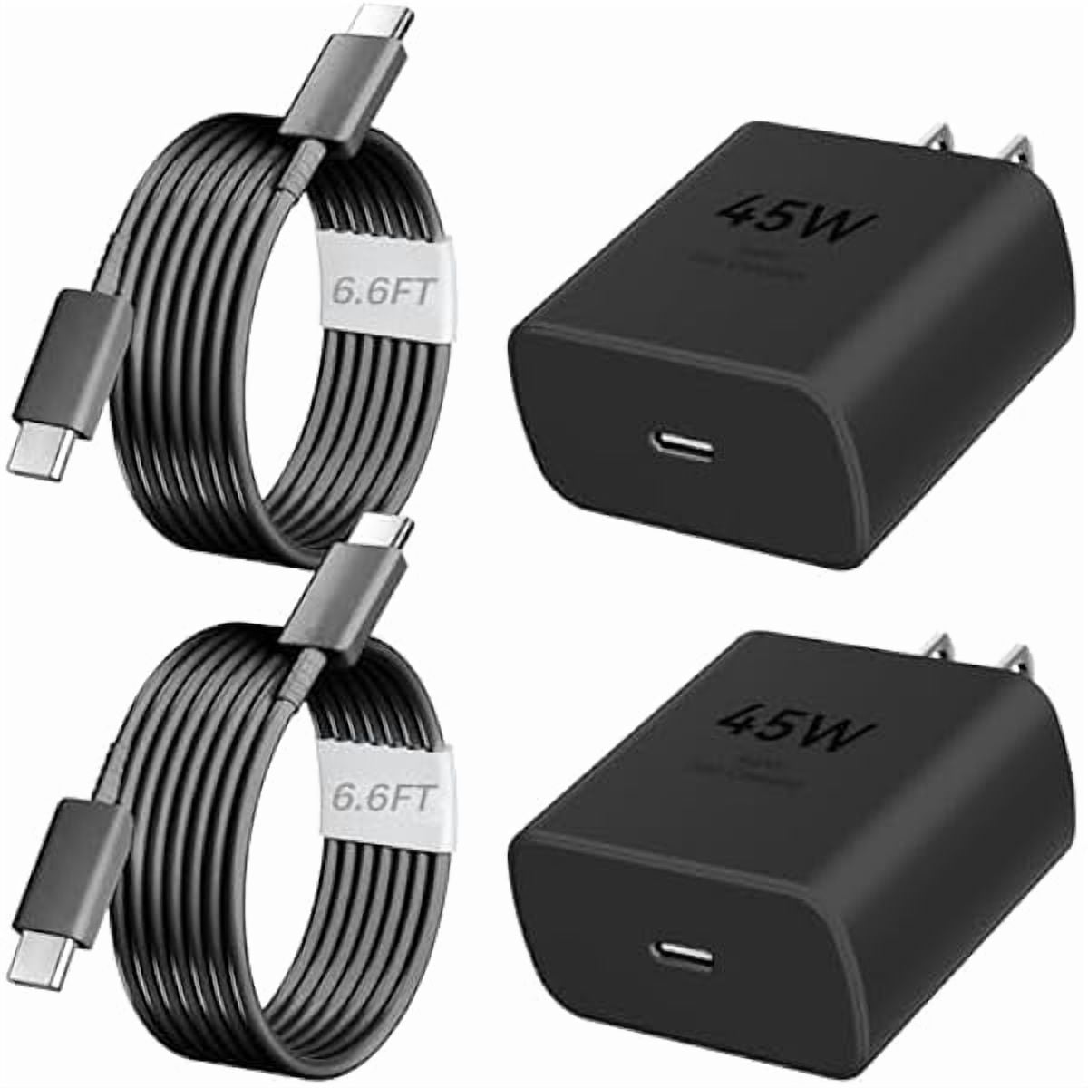 ZLCPhone 17 16 Pro Max Charger Fast Charging, 45W Super Fast USB C Charger Block with 6.6FT ...