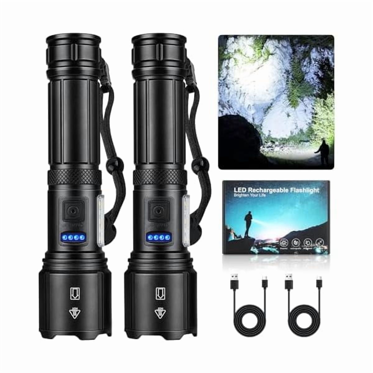 ZLCRechargeable LED Flashlights High Lumens, 99,000 Lumens Super Bright ...