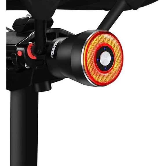 ZLCSmart Bike Tail Light: Auto On/Off Flashing Lights Red Back Led Warning Flashlight Easy Mount ...