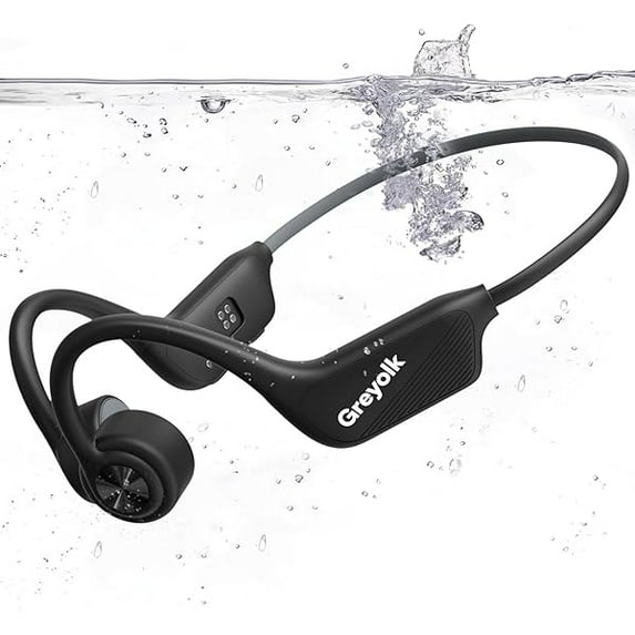 ZLCSwimming Headphones,Bone Conduction Headphones Bluetooth 5.3,IP68 ...