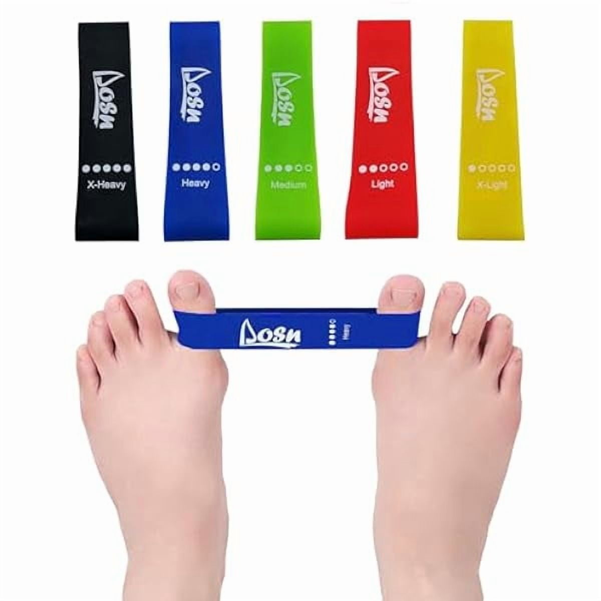 ZLCToe Stretcher Bands - 5 Packs Toe Spacers for Bunion Correction ...