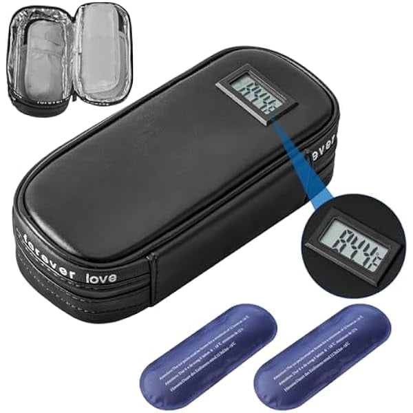 ZLCUpgraded Insulin Cooler Travel Case, Diabetic Travel Bag for Insulin ...
