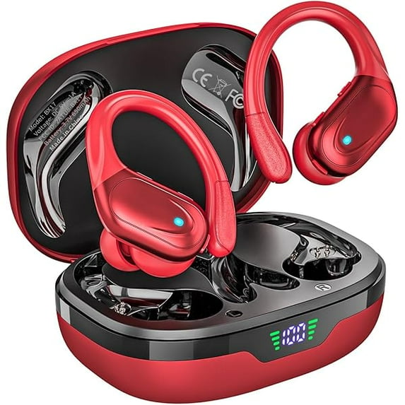 ZLCWireless Earbuds, Sports Bluetooth Headphones, 80Hrs Playtime Ear ...